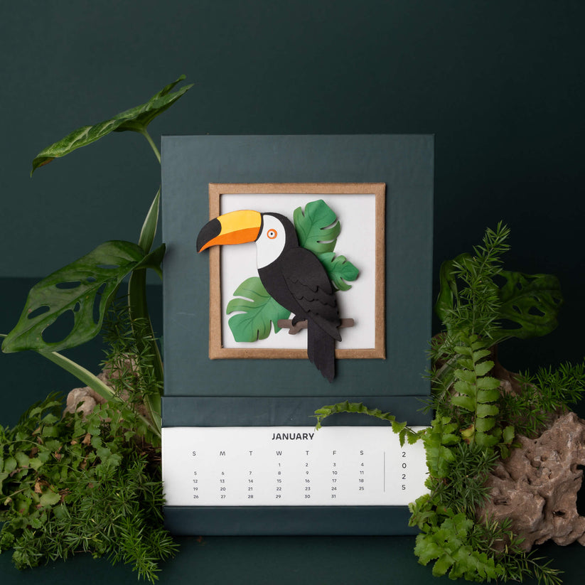 Toucan Bird Calendar 2026 | 'Wild Wonders' – Himani's Art Studio